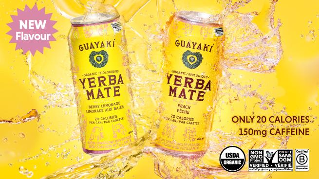 Guayaki Yerba Mate Peach & Guayaki Yerba Mate Berry Lemonade | CCentral