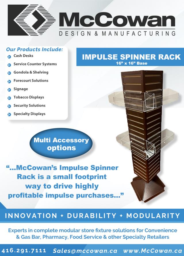 Impulse Spinner Rack | CCentral